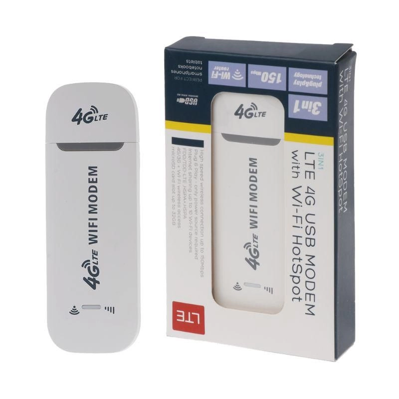 4G LTE USB Modem with Wi‑Fi Hotspot Functionality