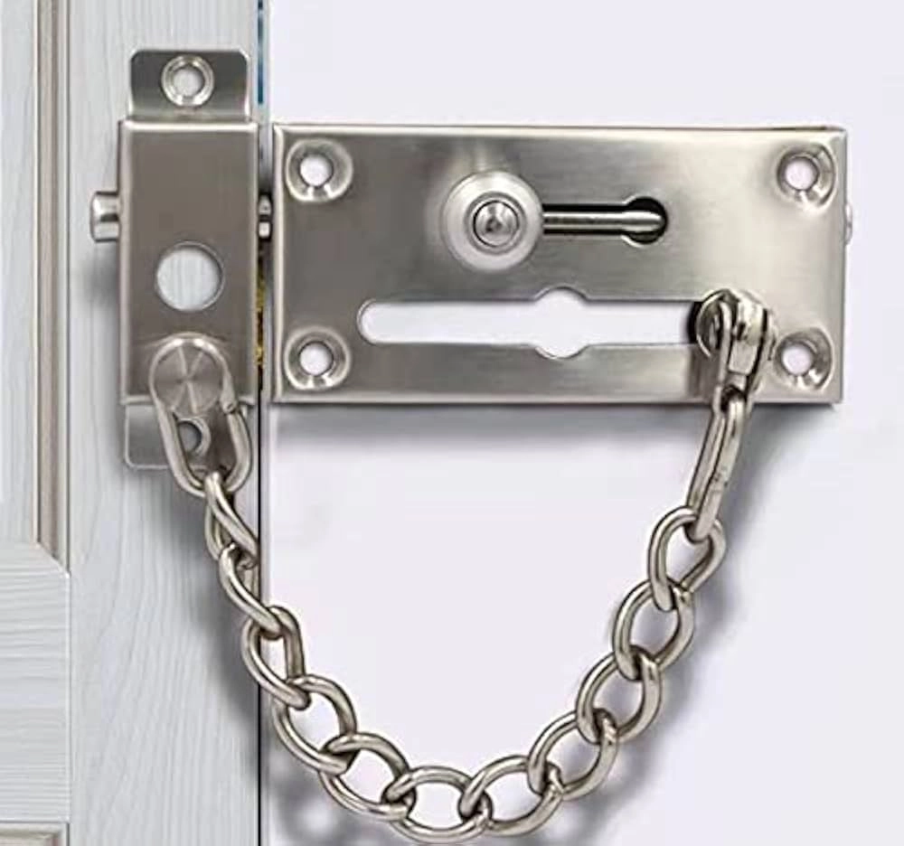 High Security Door Lock with Chain