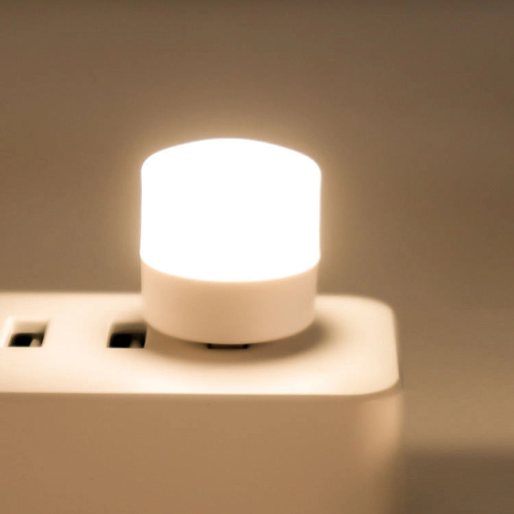 USB Mini LED Night Light –(2 Pice) Compact Plug & Play USB Lamp for ...