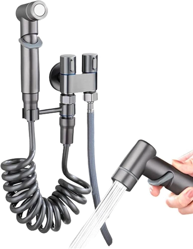 LIUANDS Modern Bathroom Handheld Bidet Sprayer Set Elegant Toilet Hand ...