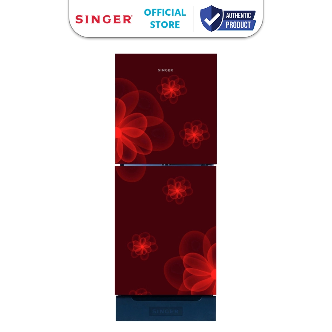 SINGER Top Mount Refrigerator | 157 Ltr | FTDS155-RG | Red