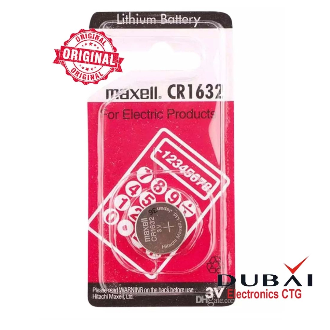 CR-1632 Lithium 3v Battery, . Multi purpose use