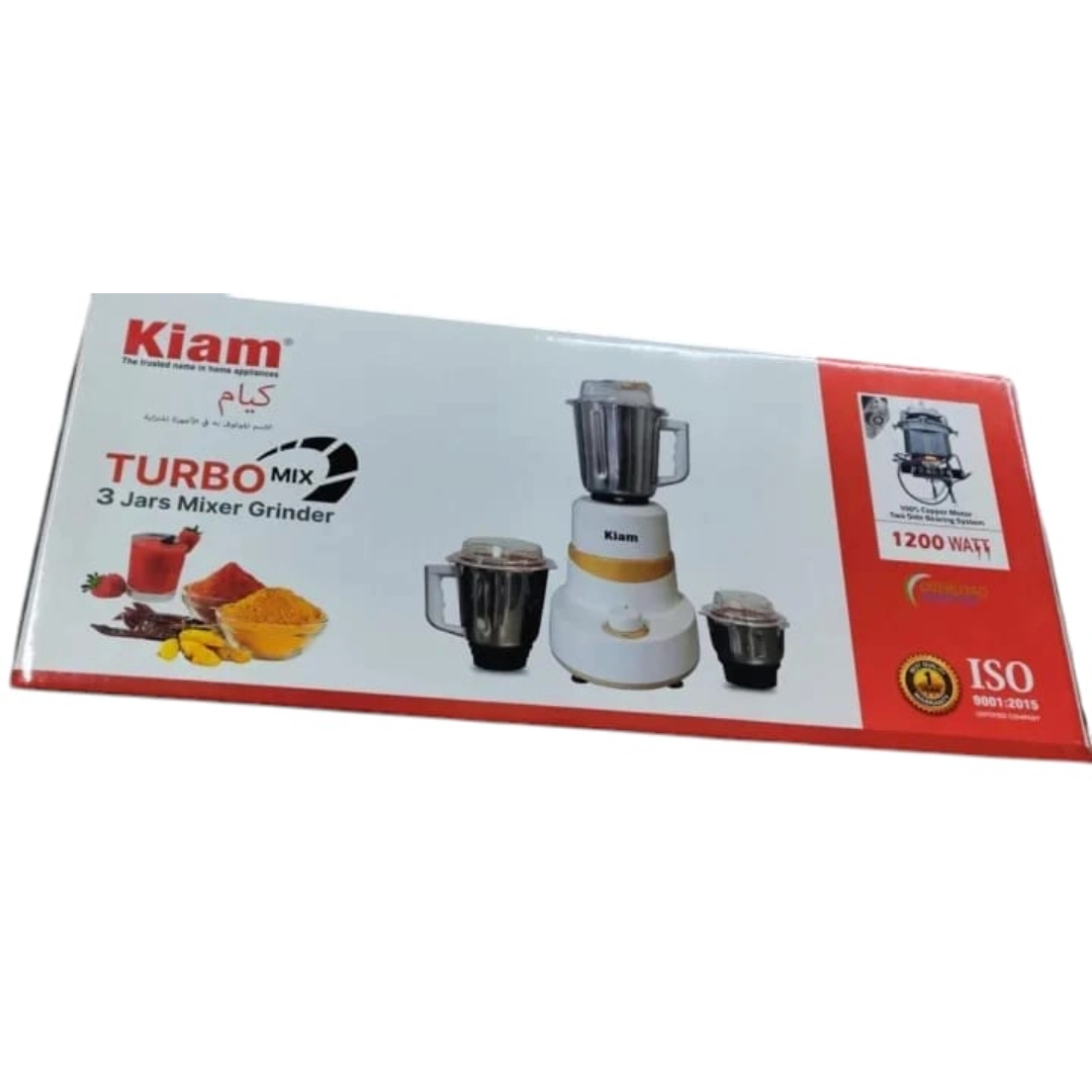 Kiam Turbo Mix Grinder – 1200-W-3In One