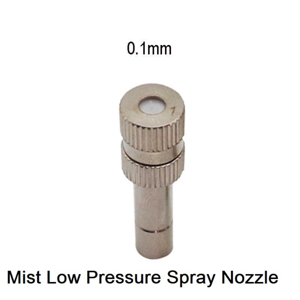 LOW PRESSURE Stainless Steel MICRO FOG Mist Nozzle 6mm Interface ...