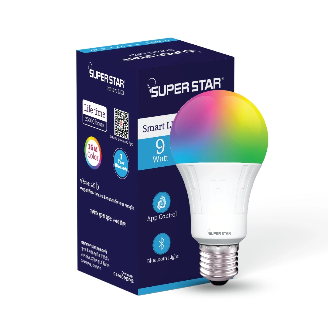 Smart Bluetooth LED Bulb – 9W B22