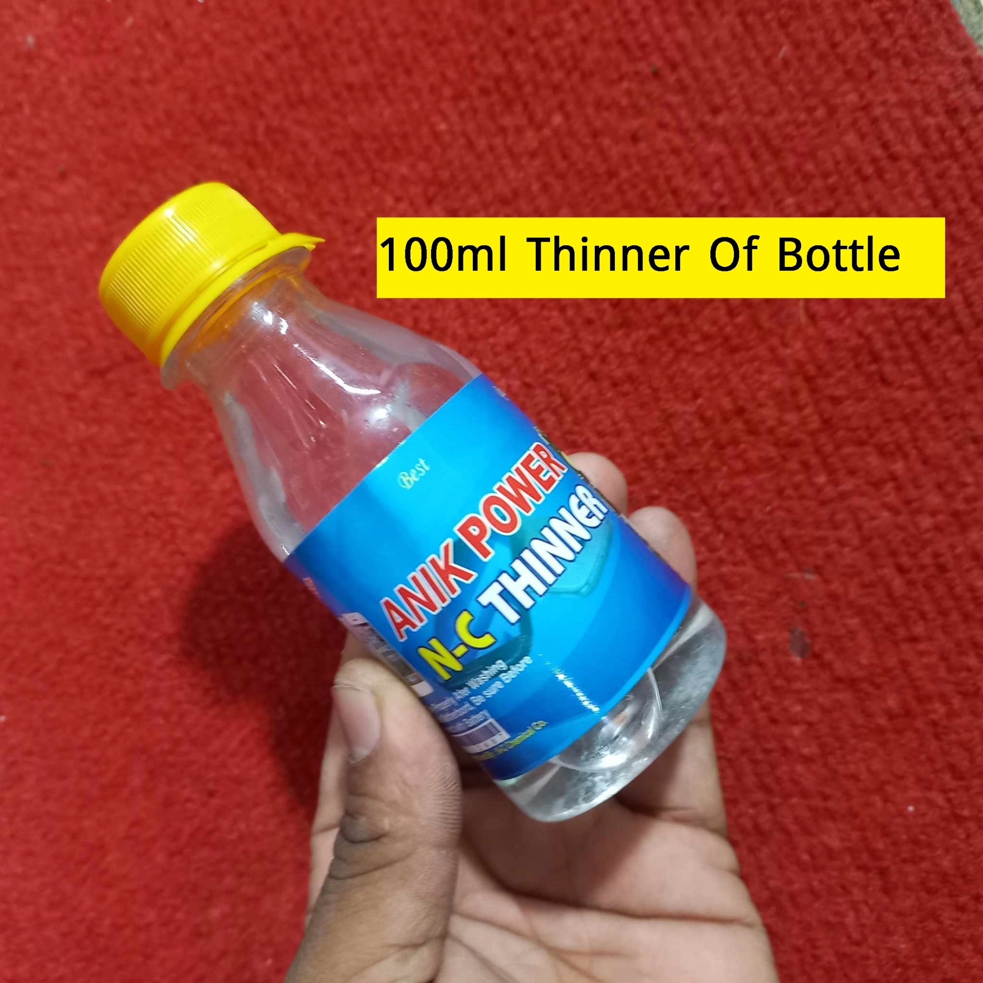 Thinner for electronics parts cleaning