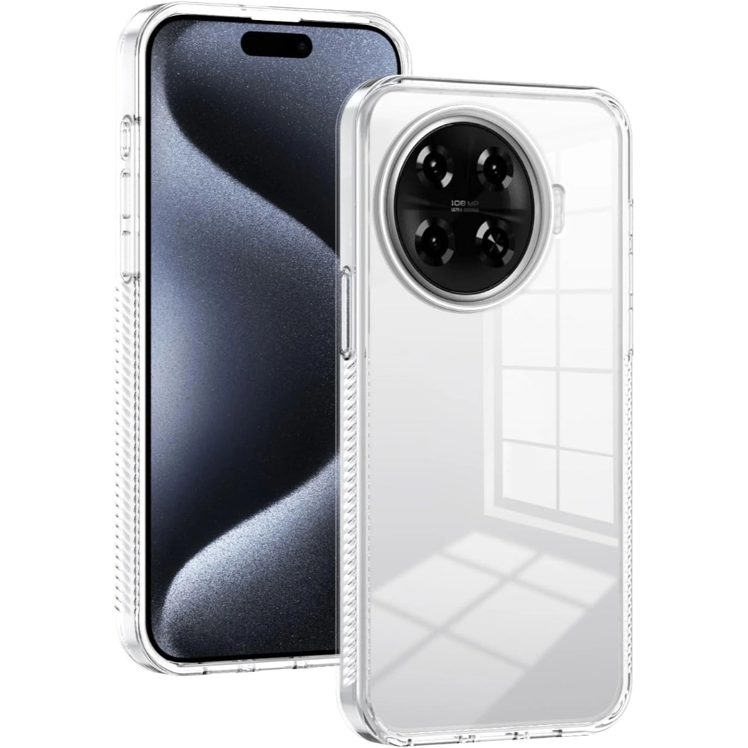 Techno Spark 20 Pro Plus Flexible Clear Transparent Soft Tpu Back Case ...