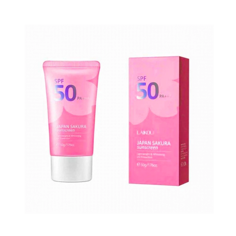 Laikou Japan Sakura Face Sunscreen SPF50 PA+++ 50gm