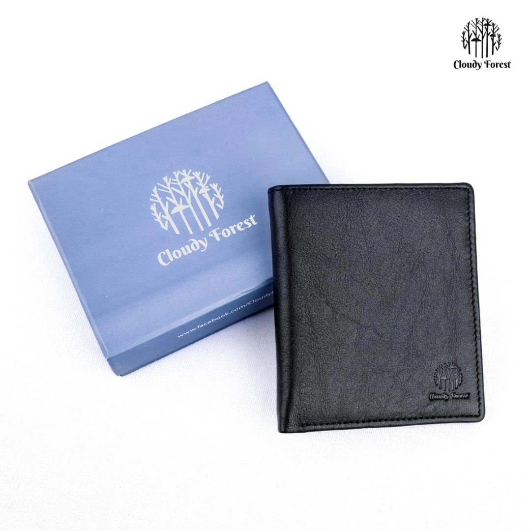 ow Leather Slim Bifold Wallets Soft Leather Black Western Men's Wallet ...