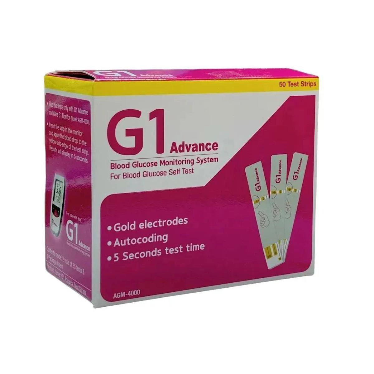 G1 Advance(Alere G1)Glucometer Test Strip 25 & 50 PCS