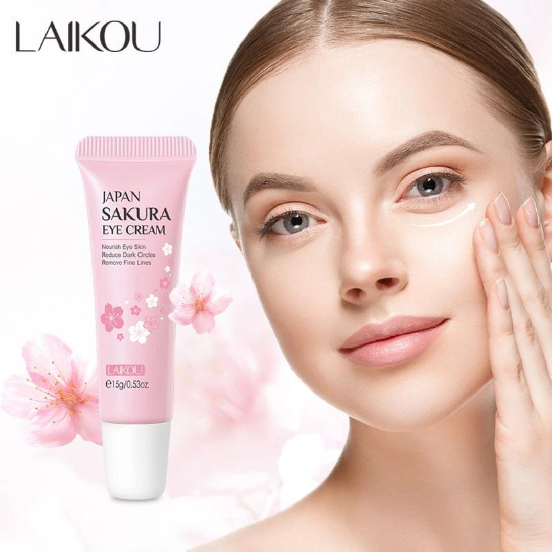 LAIKOU Sakura Eye Cream Anti-Aging Wrinkles Remover Dark Circles Eye ...