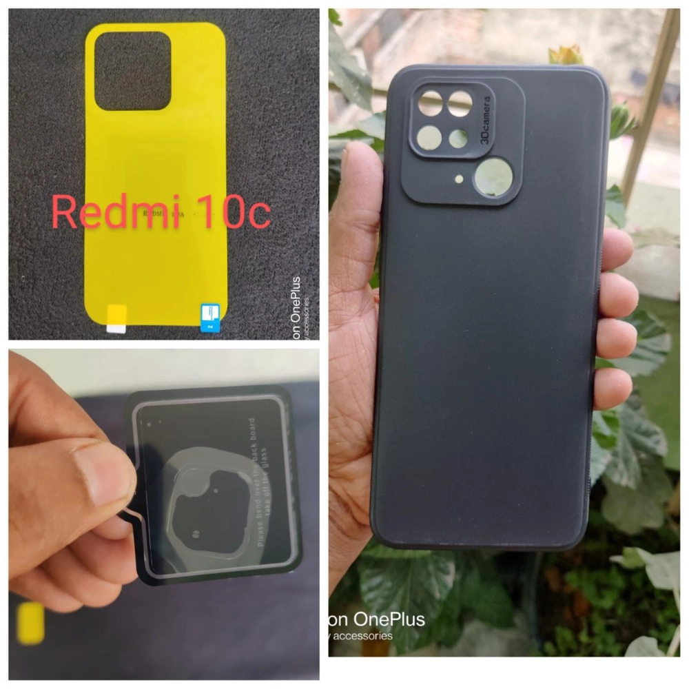 For Xiaomi Redmi 10C (3-In-1) Combo Pack Back Cover+Camera Lens ...