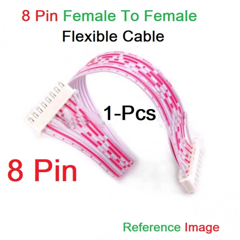 F-F 8Pin Female To Female 8 Pin Flexible 2.54mm Pitch JST XH Connector ...