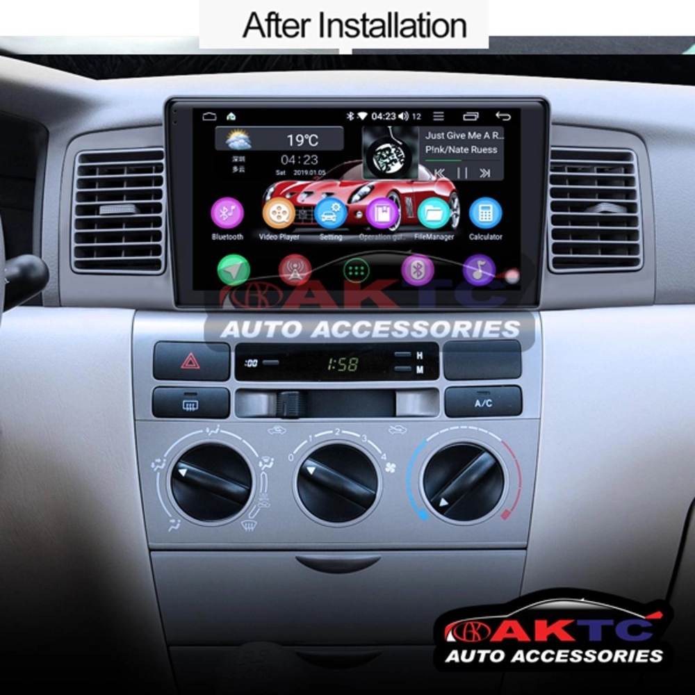 ANDROID PLAYER FOR SPACIAL CAR, COROLLA 2001-2006