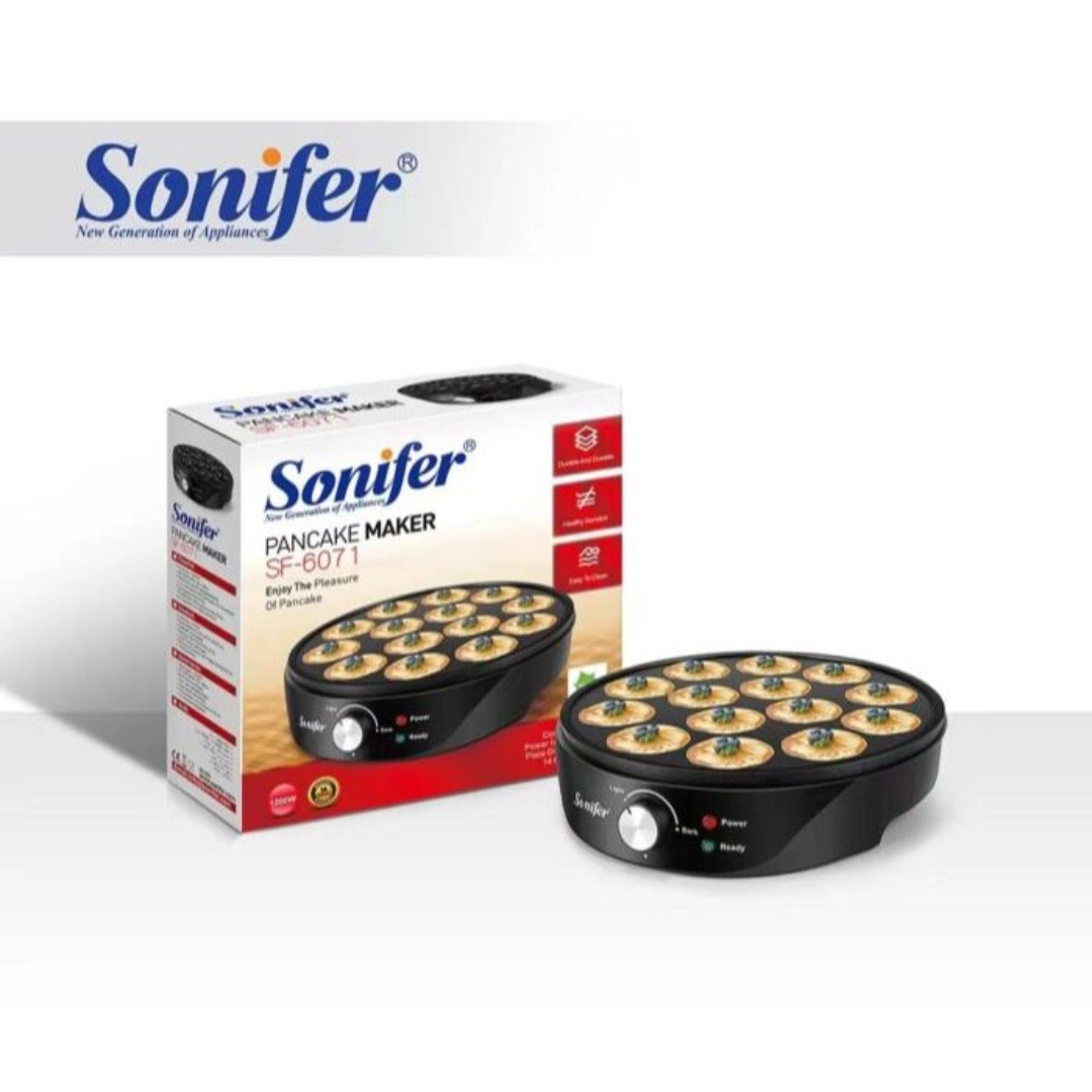 Sonifer SF 6071 pancake maker 1200W Power 220v non stick hot plate ...