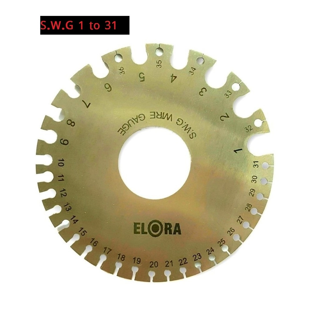 Premium Stainless Steel SWG Wire Gauge Tool