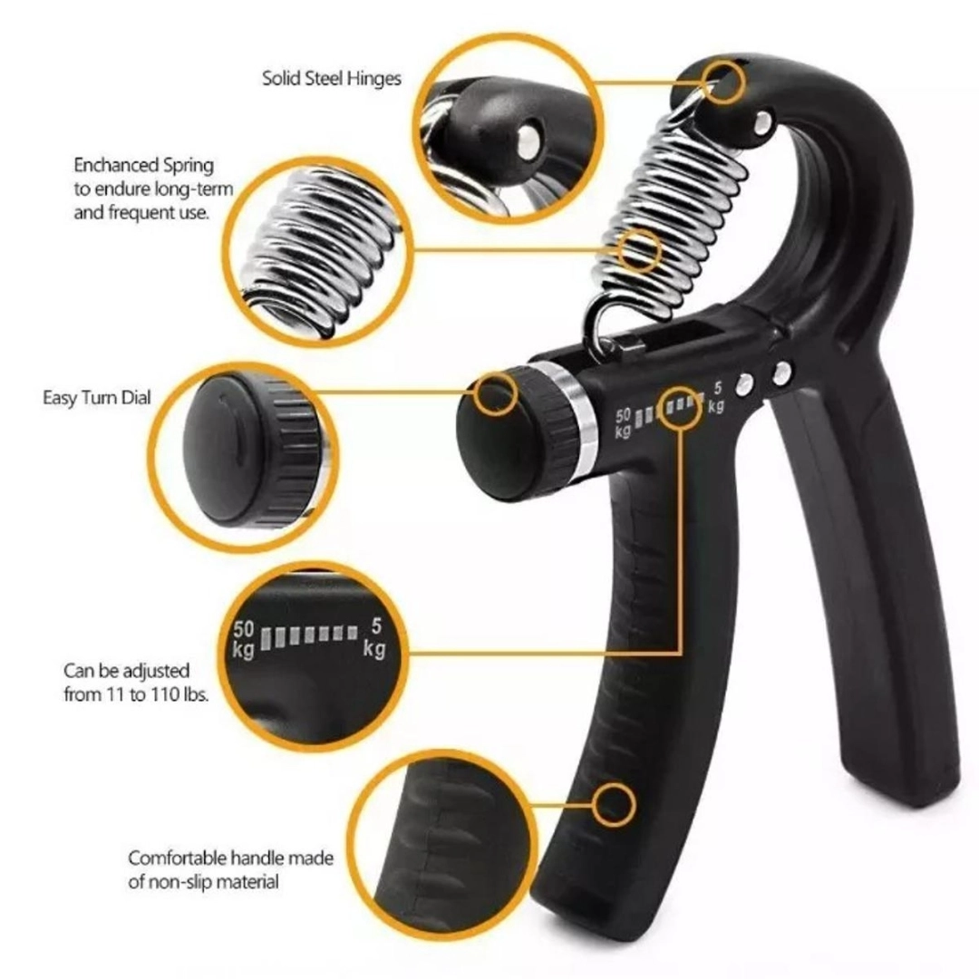 Hand Grip Exercise 10-50Kg Adjustable Heavy Grips Hand Gripper Gym ...