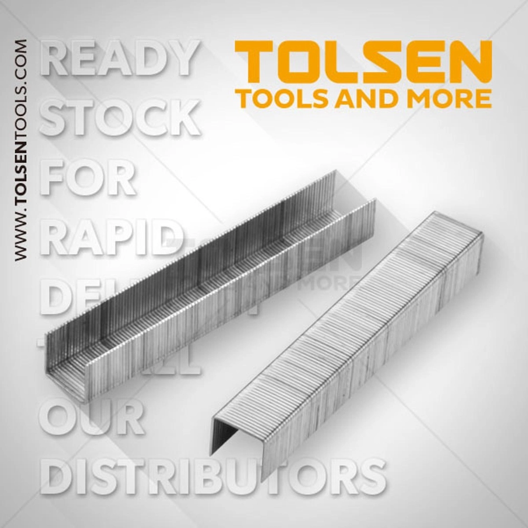 TOLSEN 1000Pcs, 10mm Staples Wire Refill Stapler Pin ( 1.2 x 10mm ) For ...