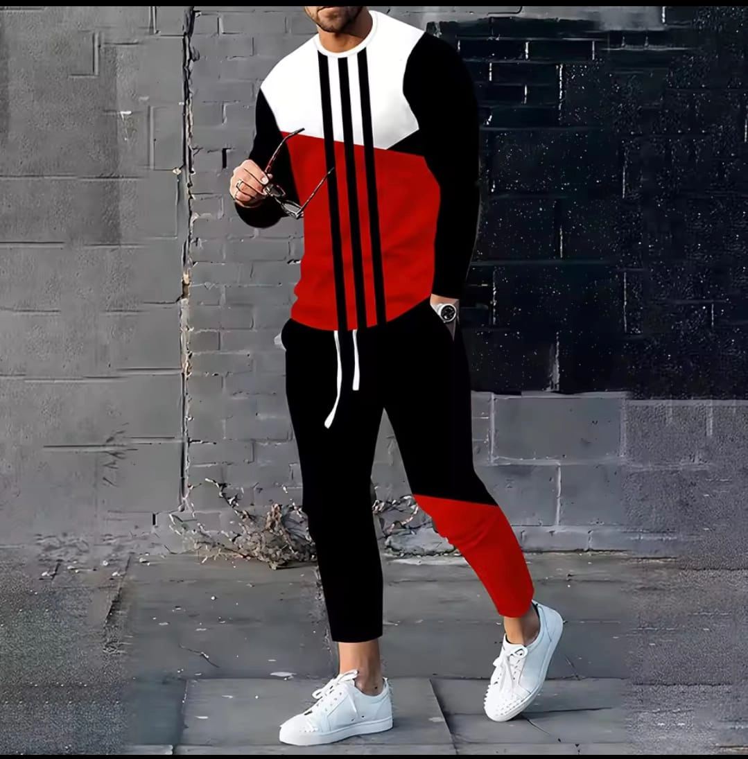 New Fashion full Sleeves T-Shirt & Full trouser Combo (Set) for Man