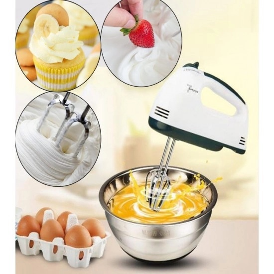 Scarlett - Electric Egg Beater and Mixer for Cake Cream - White