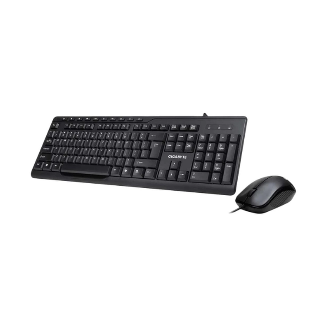Gigabyte Km6300 Wired Black Membrane Gaming Keyboard & Mouse Combo