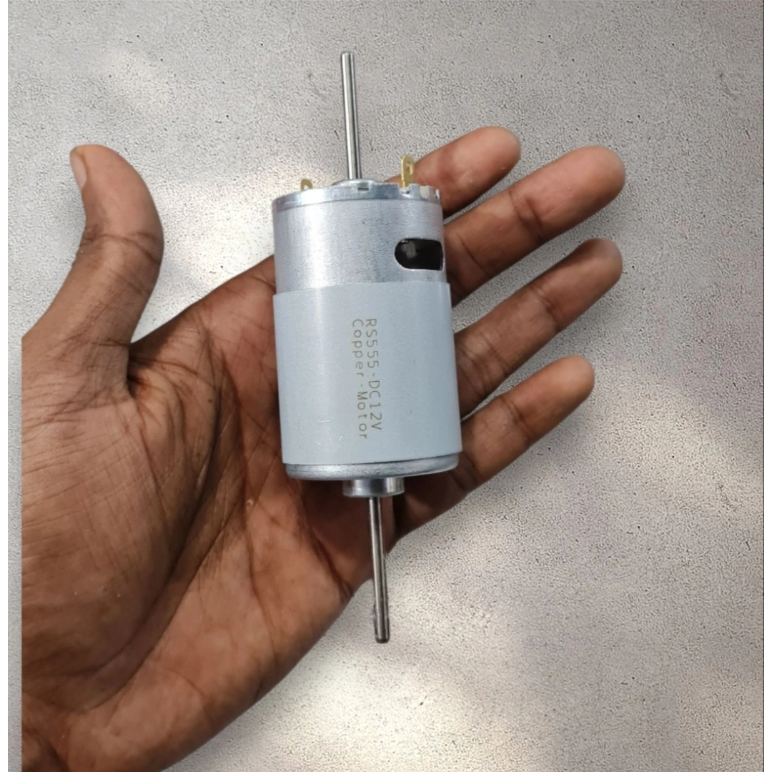 RS555 DC 12V D-Shaft Fan Motor For DC Mini Charger Fan