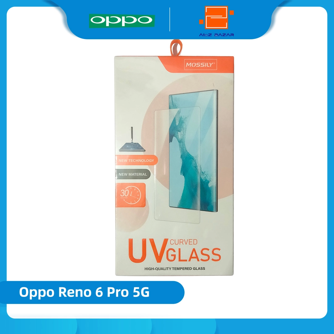 Oppo Reno 6 Pro 5G - AK Mossily UV Curved Glass - Advanced Border Less ...