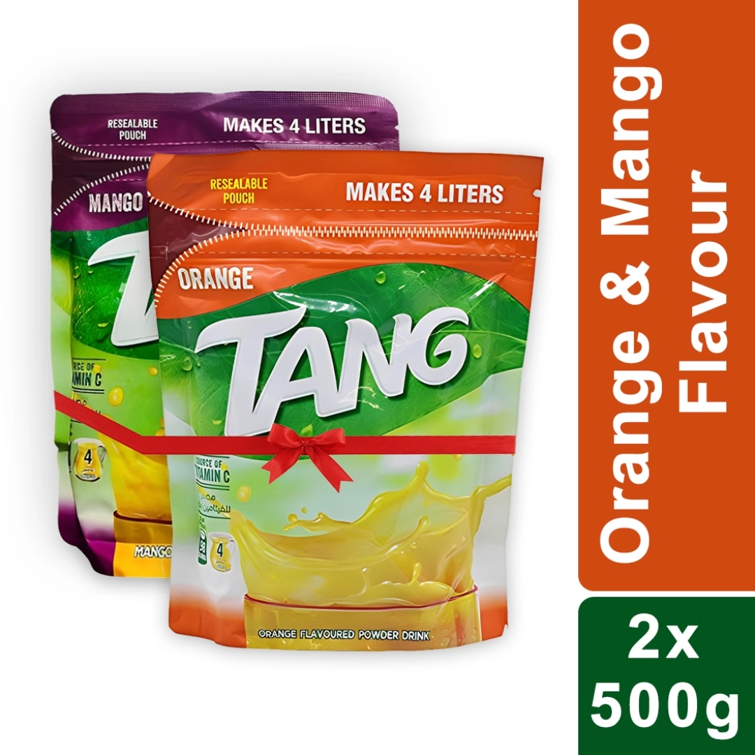 Tang Orange and Mango Flavor Drink Powder (500G X 2) - 1KG