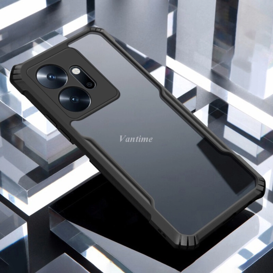 Xundd Back Cover for infinix Note 11 Transparent Hybrid Hard PC Back Bumper