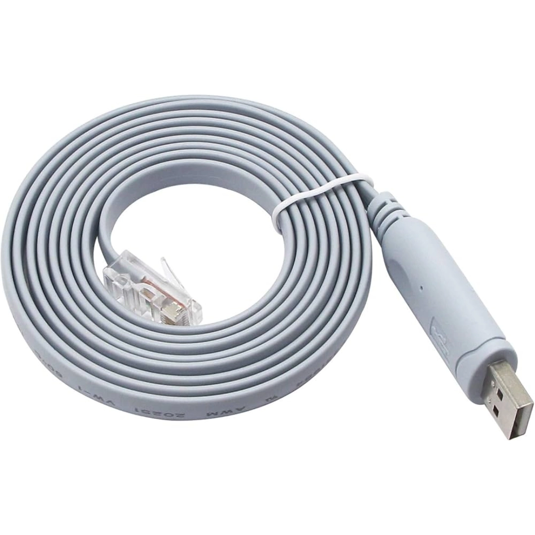 Cisco USB Console Cable - USB Male to RJ45 Male FTDI Chip Console Cable ...
