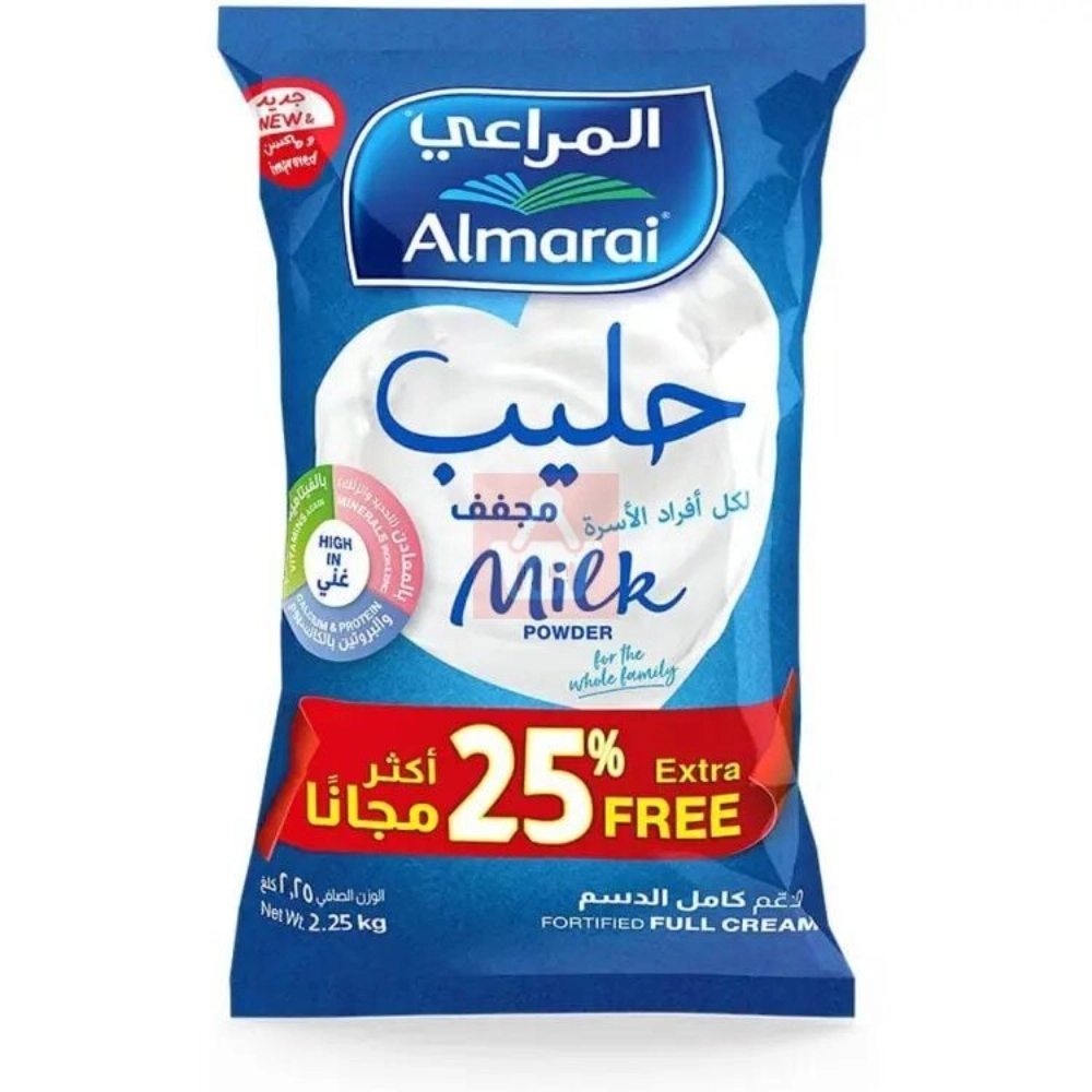 Almarai Full Cream Milk Powder Pack - 2250gm Pack Saudi