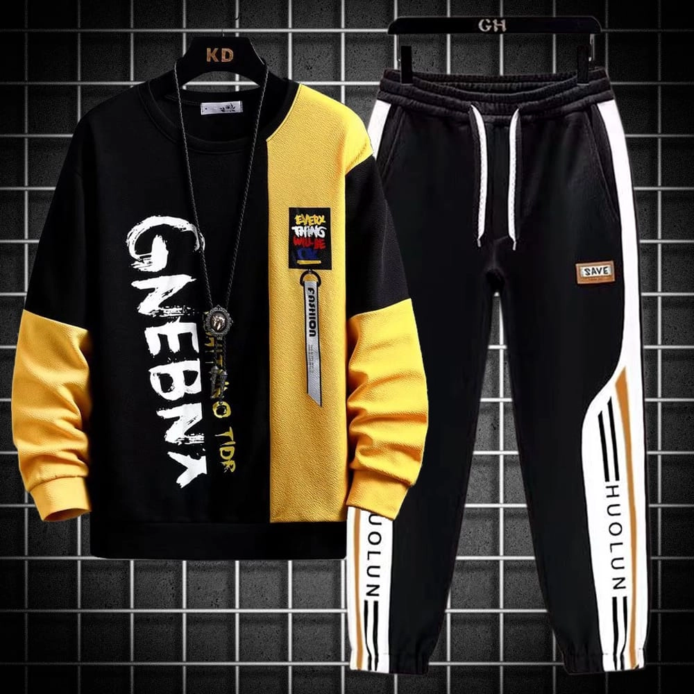 New Fashion full Sleeves T-Shirt & Full trouser Combo (Set) for Man