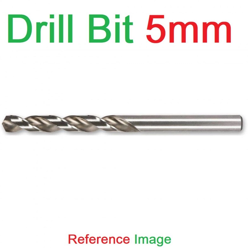5mm Drill Bit 5mm HSS Twist Drill Bits 5mm High Speed Stainless Steel ...