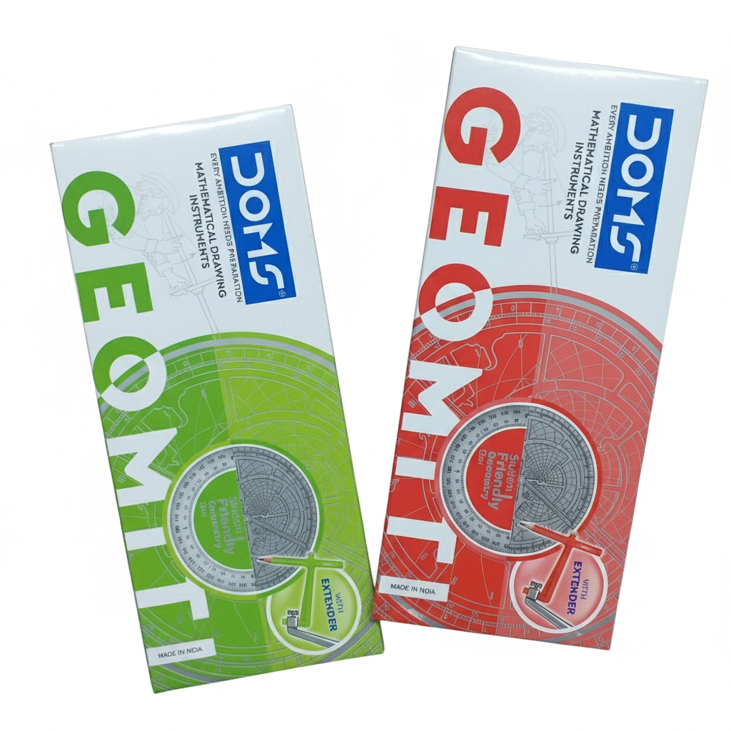 DOMS Geomiti Student-Friendly Geometry Box, Complete Mathematical ...