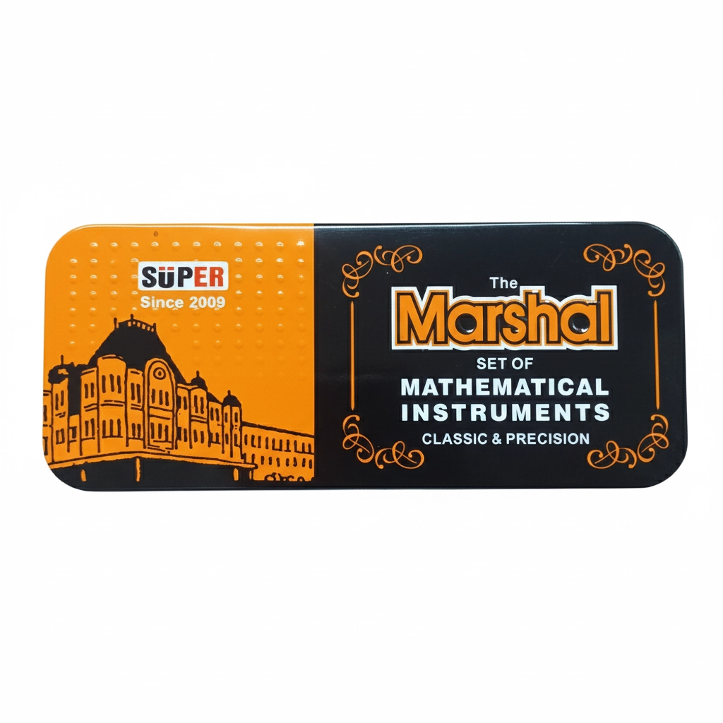 Super Marshal Mathematical Instruments Set Geometry Box