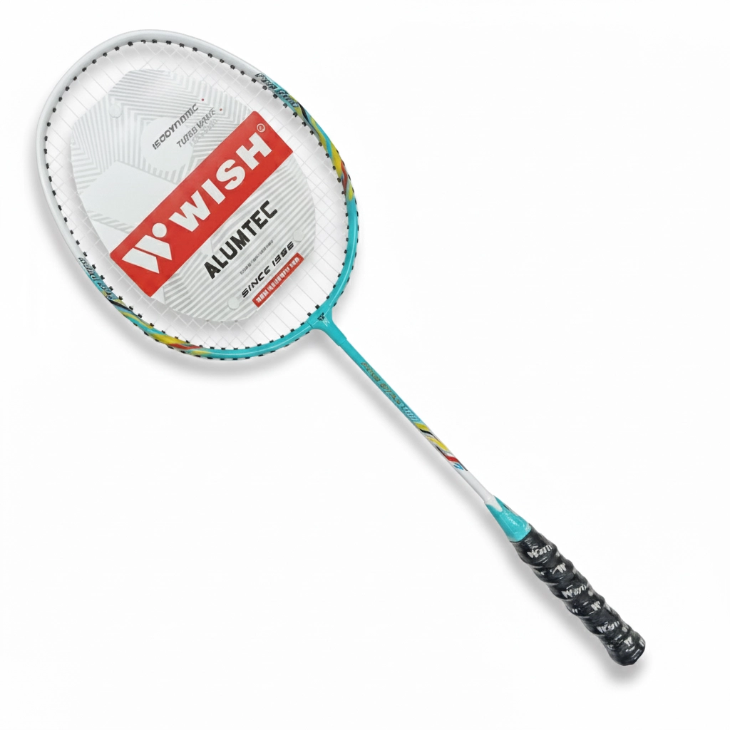 WISH Fire Star 780 ALUMTEC Double Steel adminton Racket (1 Piece)
