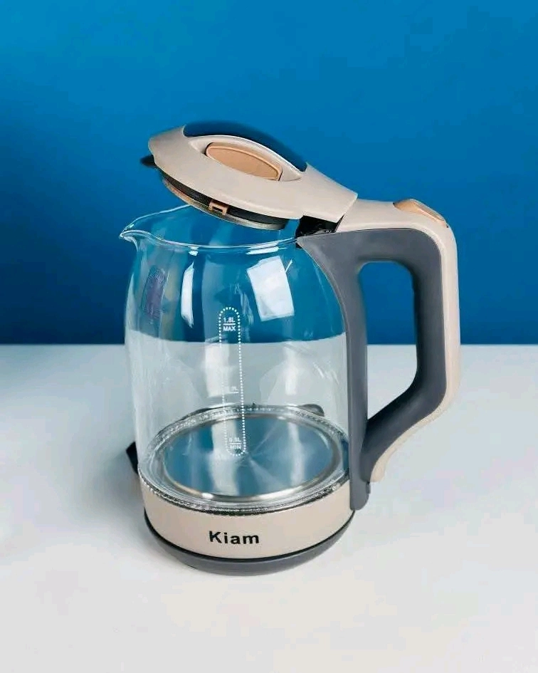 Kiam Electric Kettle BL002 Automatically turns Off – Automatic Over Heat Protection (1.8 L)