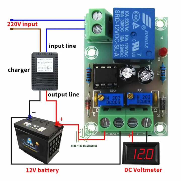 High Quality XH-M601 Battery Charging Control Board 12V Intelligent ...