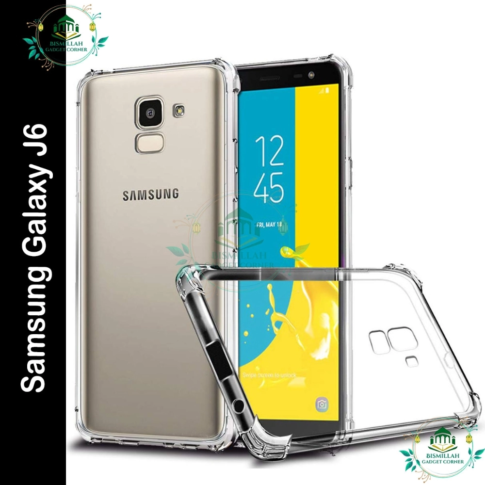 Transparent back cover For Samsung Galaxy J6 Luxury transparent Protect ...