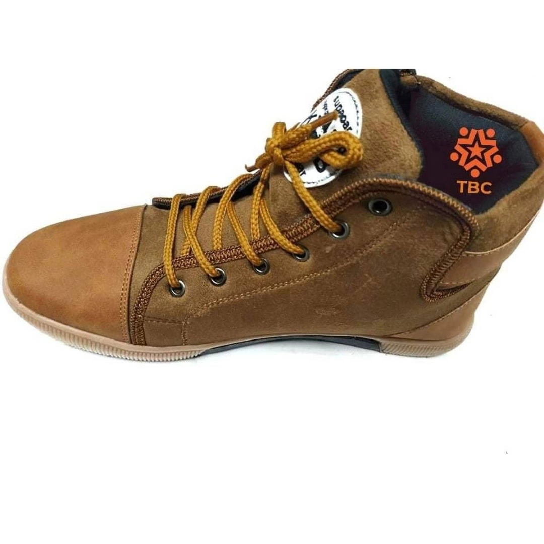 Winter Models High Neck Boot Shoes For Men - Lace-Up Boot Shoe For ...