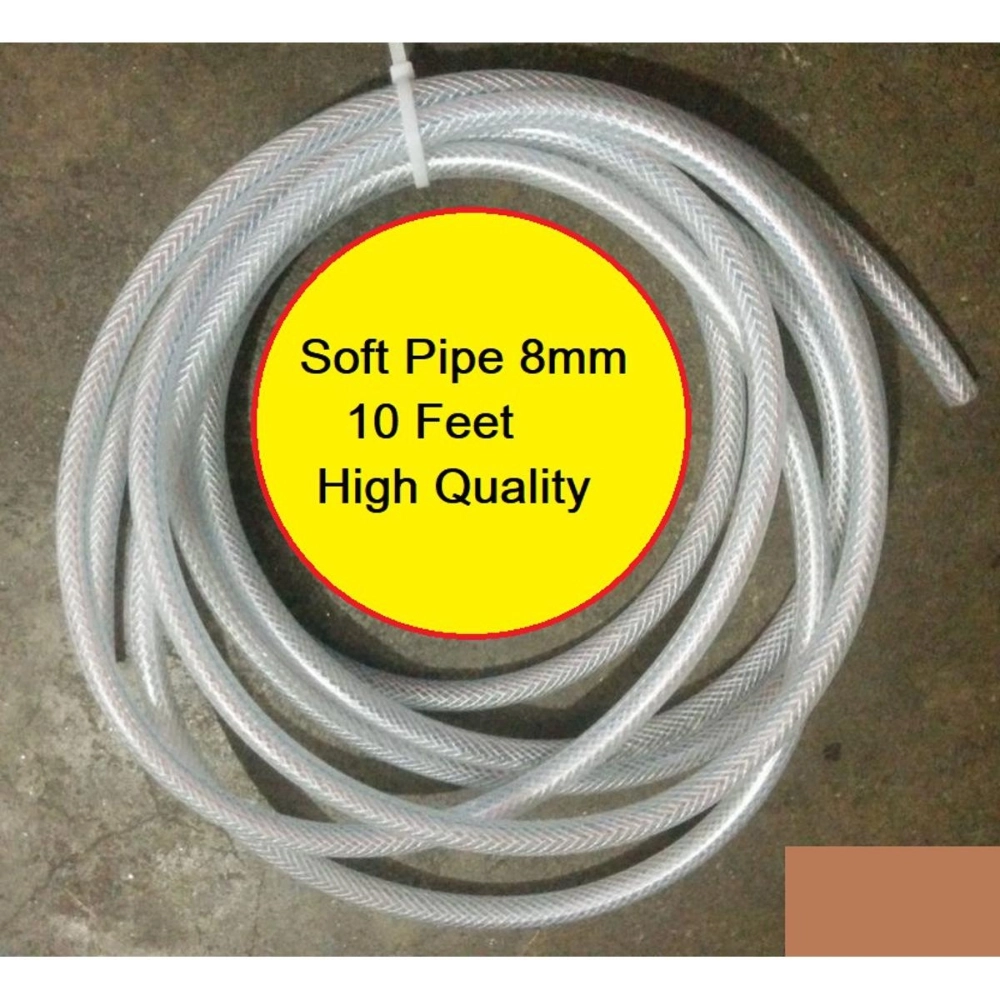 10Feet- 10mm Flexible SOFT PIPES Nylon 10mm Transparent PVC High ...