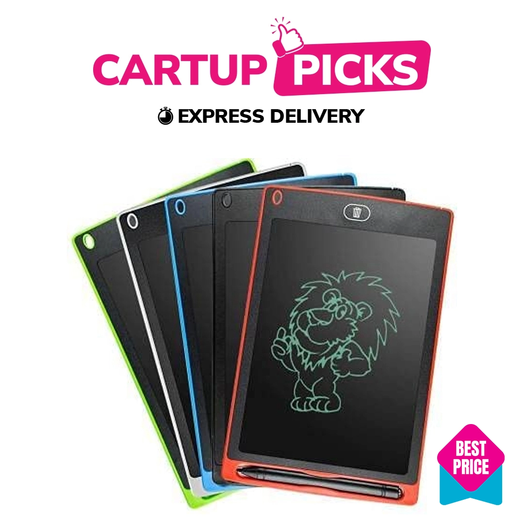 LCD Writing Tablet – 8.5 Inch with Delete Button (1 Pc)