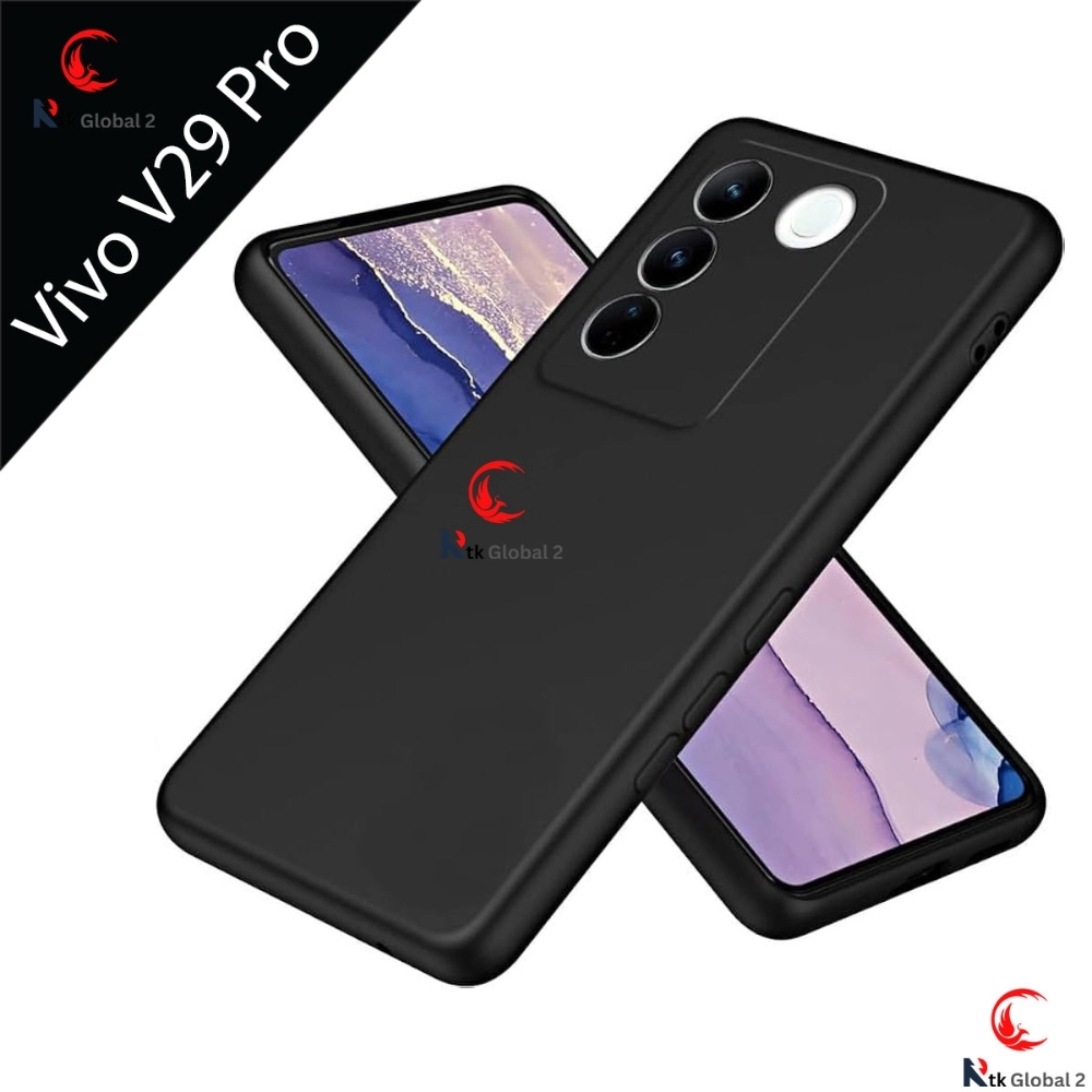 Liquid Silicone Back Cover Case for Vivo V29 / V29 Pro 5G | Soft ...