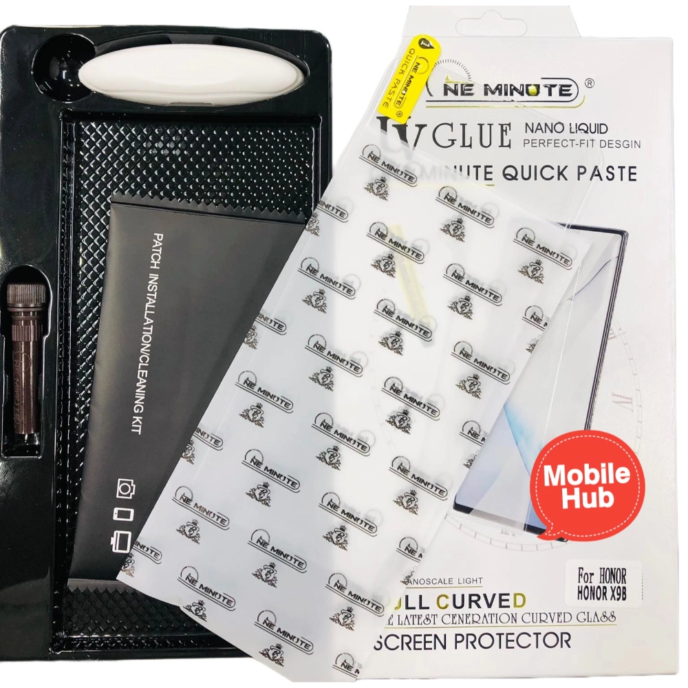 One Minute Uv Light Adhesive Tempered Glass Screen Protector For Honor ...