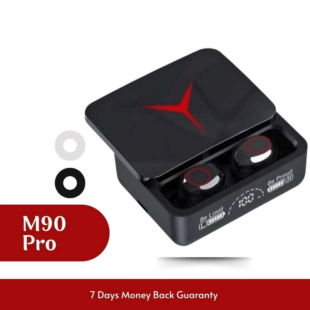 M90 Pro TWS Earphones Noise Cancelling Earbuds