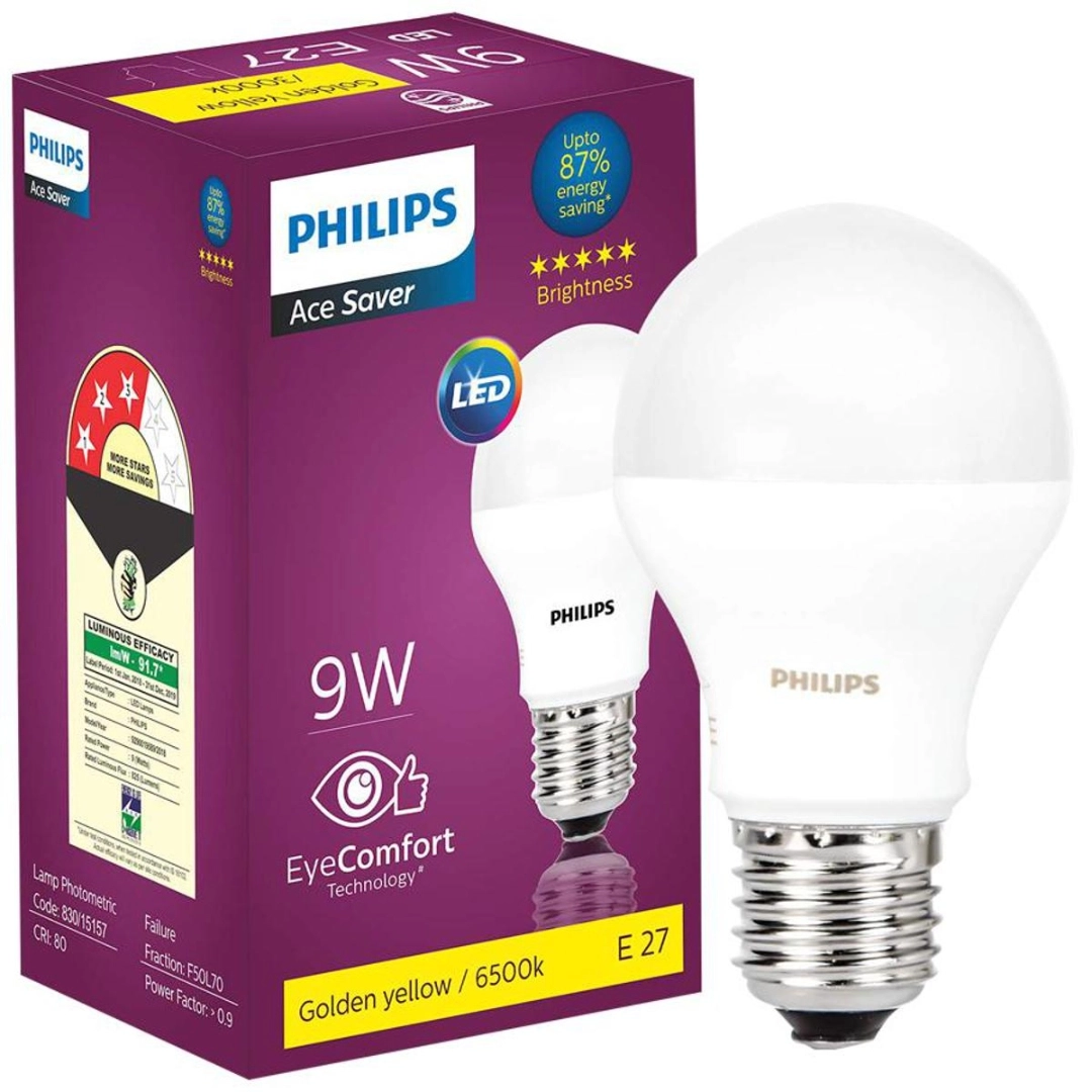 Philips AceSaver 9W 825lm E27(Thread Type) 3000K A55 Warm Light