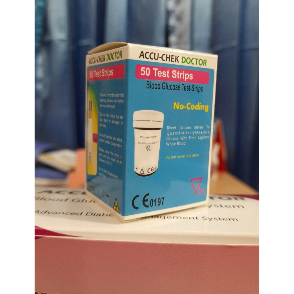 Accu Chek Doctor 50-Pc Test Strips For Glucose Meter