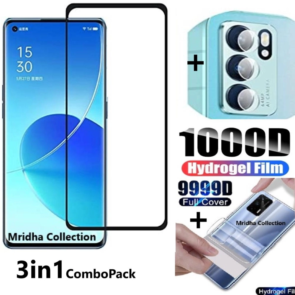 3in1 Protector Combo Pack for Oppo Reno 6 4G (CPH2235) (Full Screen ...