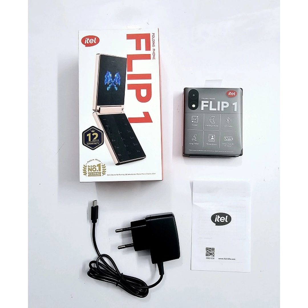 itel Flip 1 Folding Phone Dual Sim