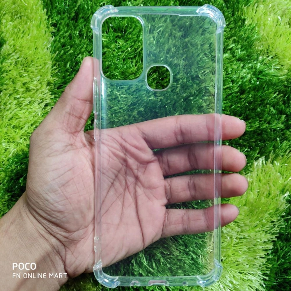 Infinix Hot 10 Play Clear Cover Soft Thin Anti-Scratches Crystal Case (Transparent)